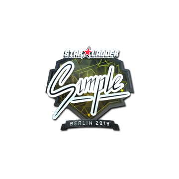 Steam Community Market :: Listings for Sticker | s1mple (Foil) | Berlin ...