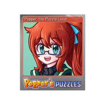 Steam Community Market :: Listings for 642650-Pepper, the Puzzle Lover (Foil Trading Card)