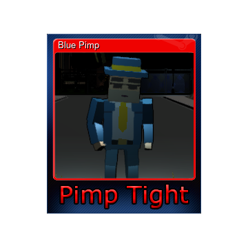 Steam Community Market :: Listings for 555100-Blue Pimp (Trading Card)