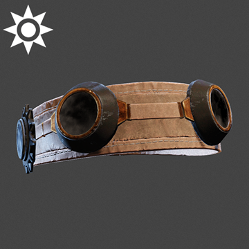 Steam Community Market :: Listings for Steampunk | Leather Goggles ...